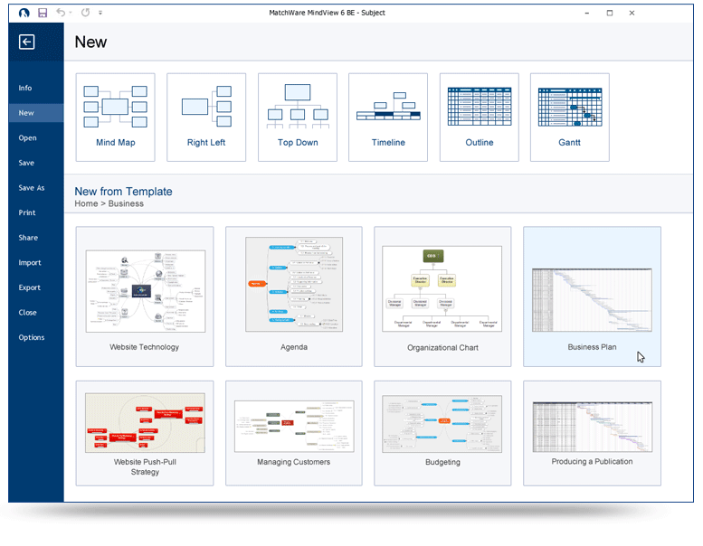 Mind Mapping Software Features - MatchWare MindView